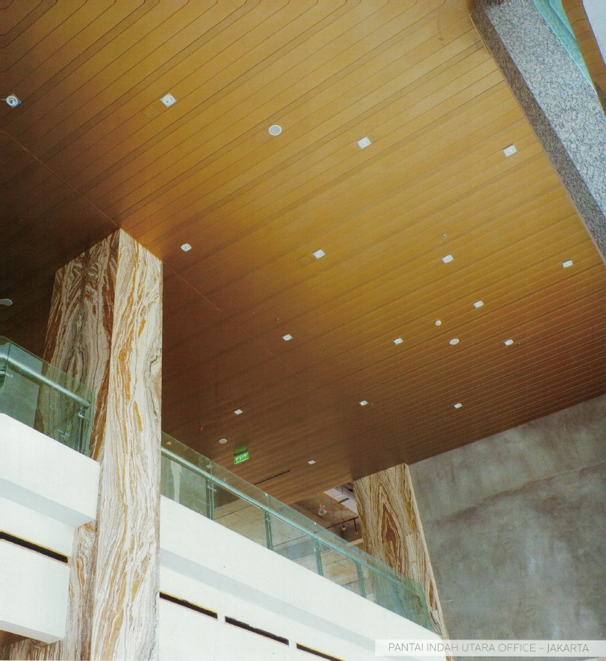 Jual Plafon Panellux Linear Metal Ceiling 200R Aluminium