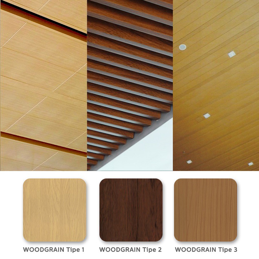 Jual Plafon Panellux Linear Metal Ceiling 200R Aluminium