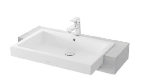 Semi Recessed Lavatory